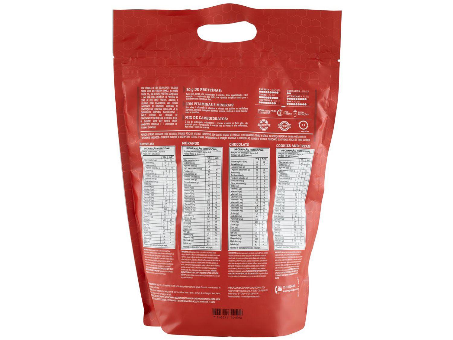 Nutri Whey Protein Refil Integralmédica - 1 900g Chocolate