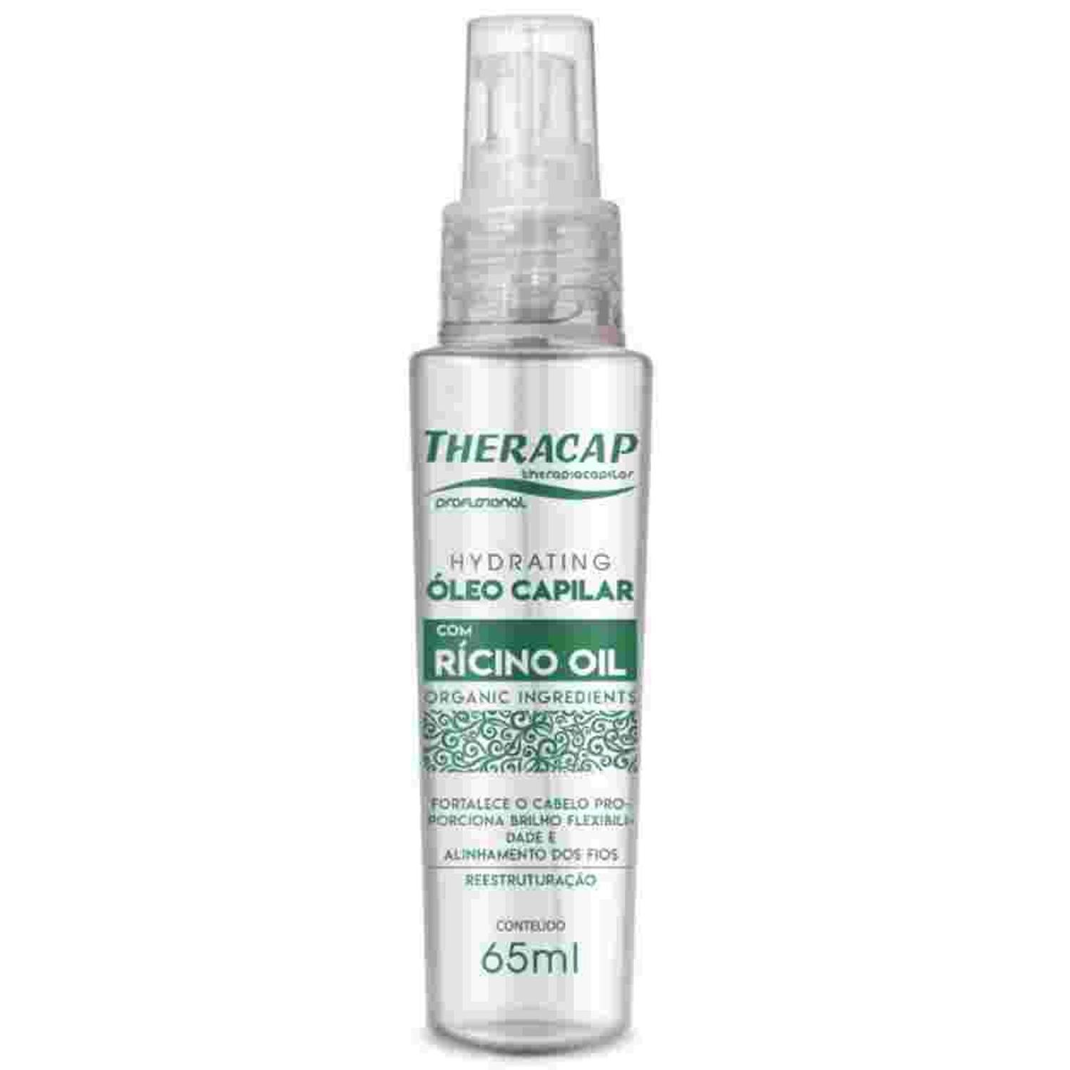 Oleo capilar ricino theracap 65ml profissional - THERACAP COSMETICOS ...