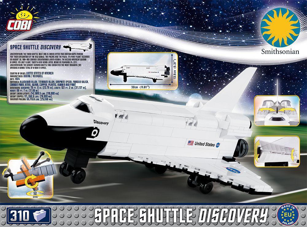 Onibus Espacial Space Shuttle Discovery - 310 Peças - Cobi - Brincando ...