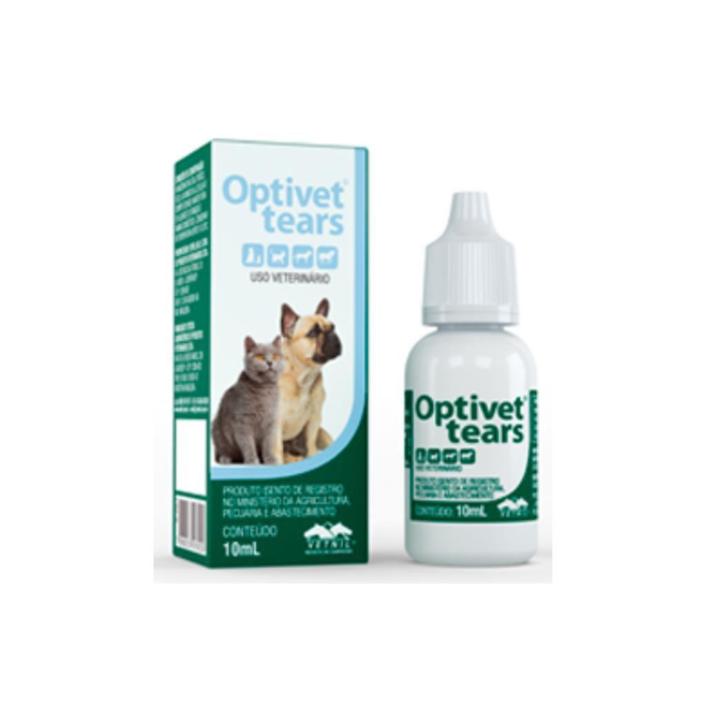 Optivet Tears 10ml Colirio Lubrificante - Vetnil - Farmácia Pet - Magazine Luiza