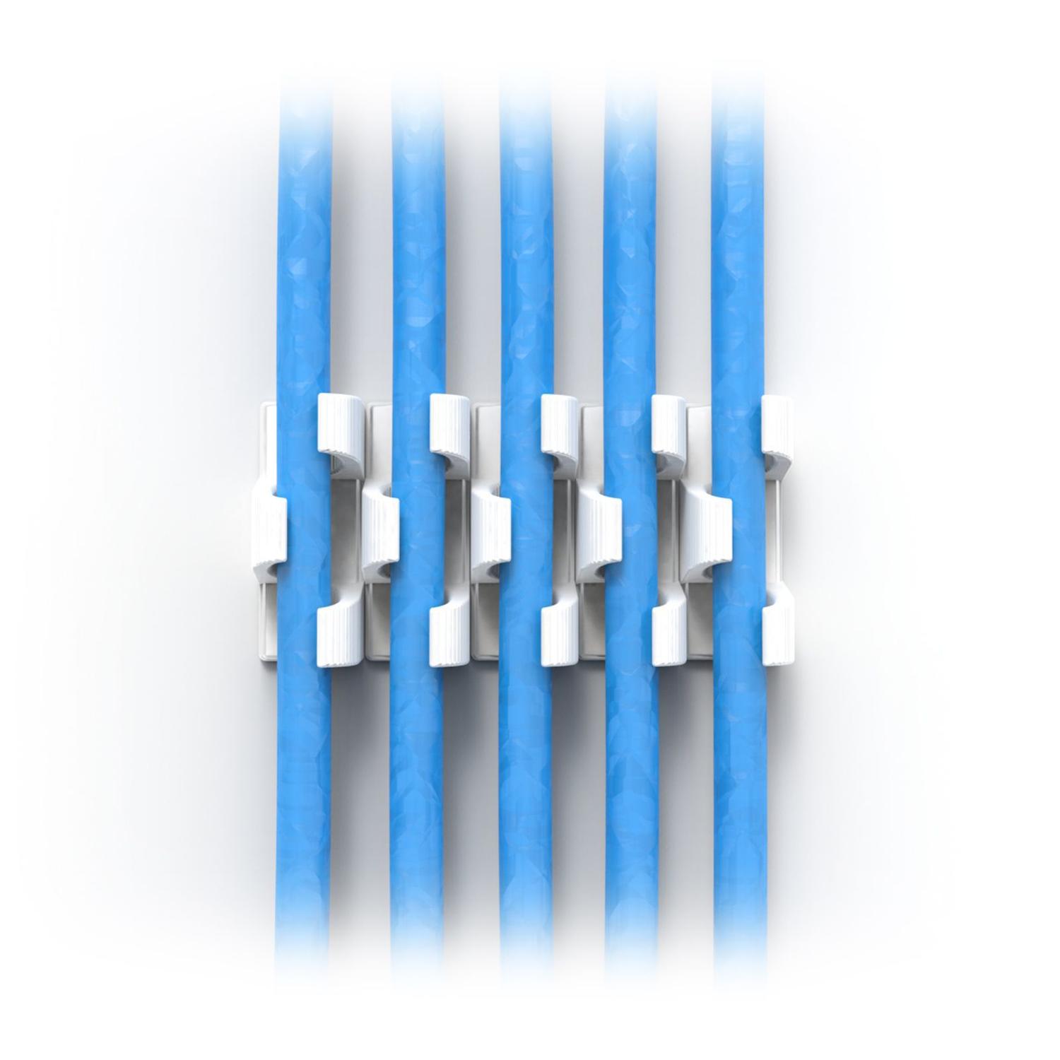 Organizador Fios Cabos Guia Dupla-face Clipzag Cz8 10 Unid. - Sculpy ...