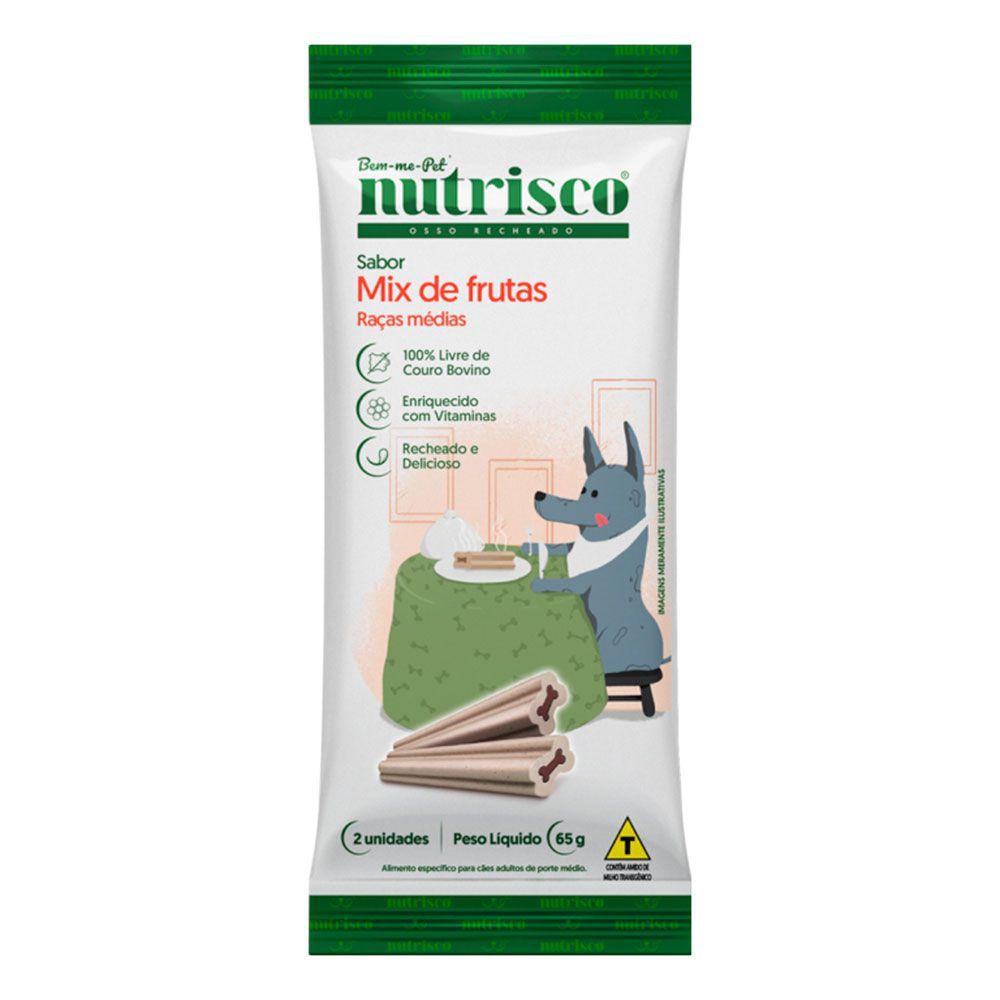 Osso Cães Recheado Nutrisco Mix de Frutas Raças Médias - 65g - Osso ...