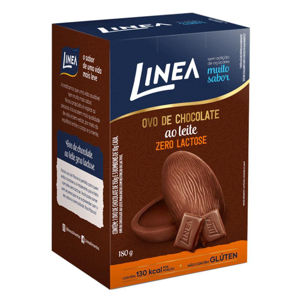 Ovo de Páscoa Chocolate Zero Açúcar e Zero Lactose 180g - Linea - Línea ...