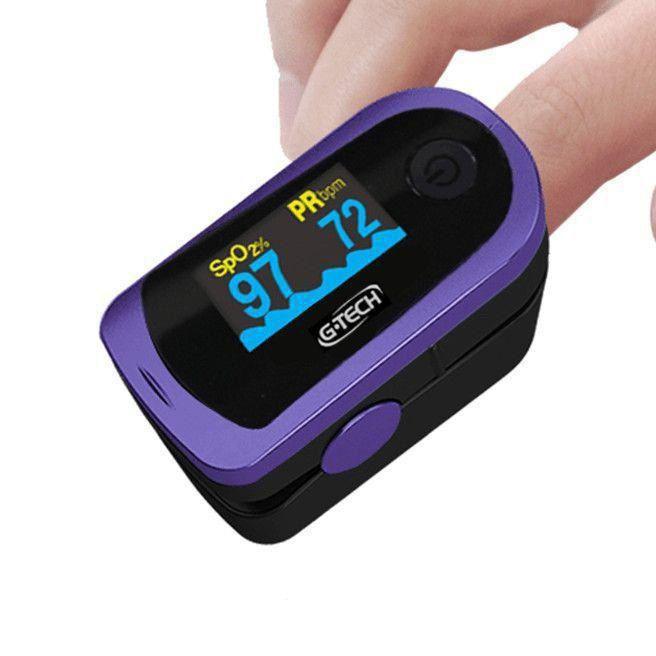 Oxímetro Digital De Pulso Portátil De Dedo G-tech Oled Graph - Gtech ...