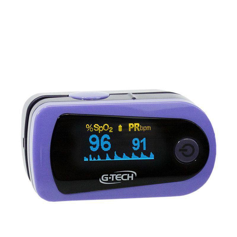 Oxímetro Digital De Pulso Portátil De Dedo G-tech Oled Graph - Gtech ...