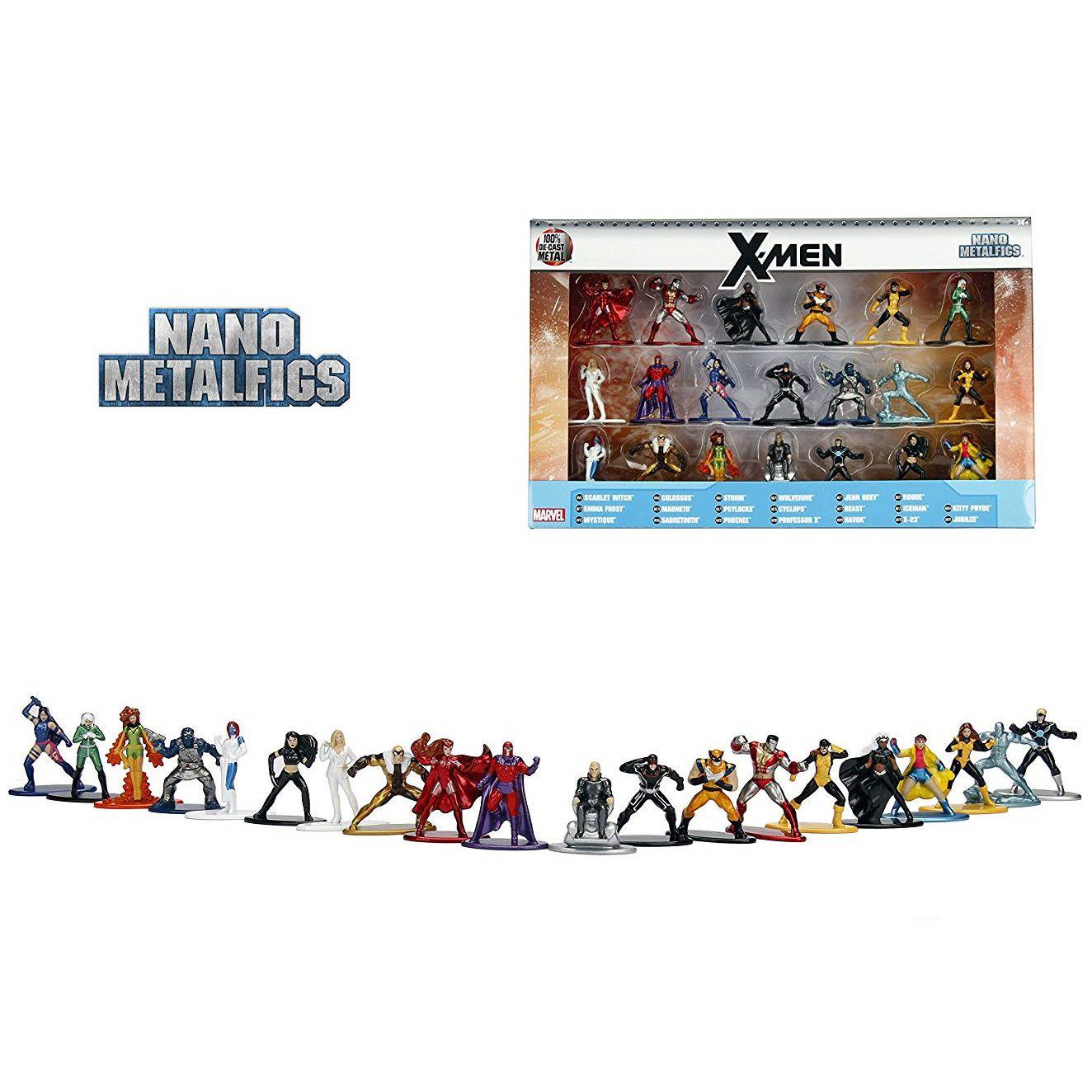 Pack 20 Personagens X-Men Marvel Nano Metal Figs Jada 30121 DTC 4282 ...