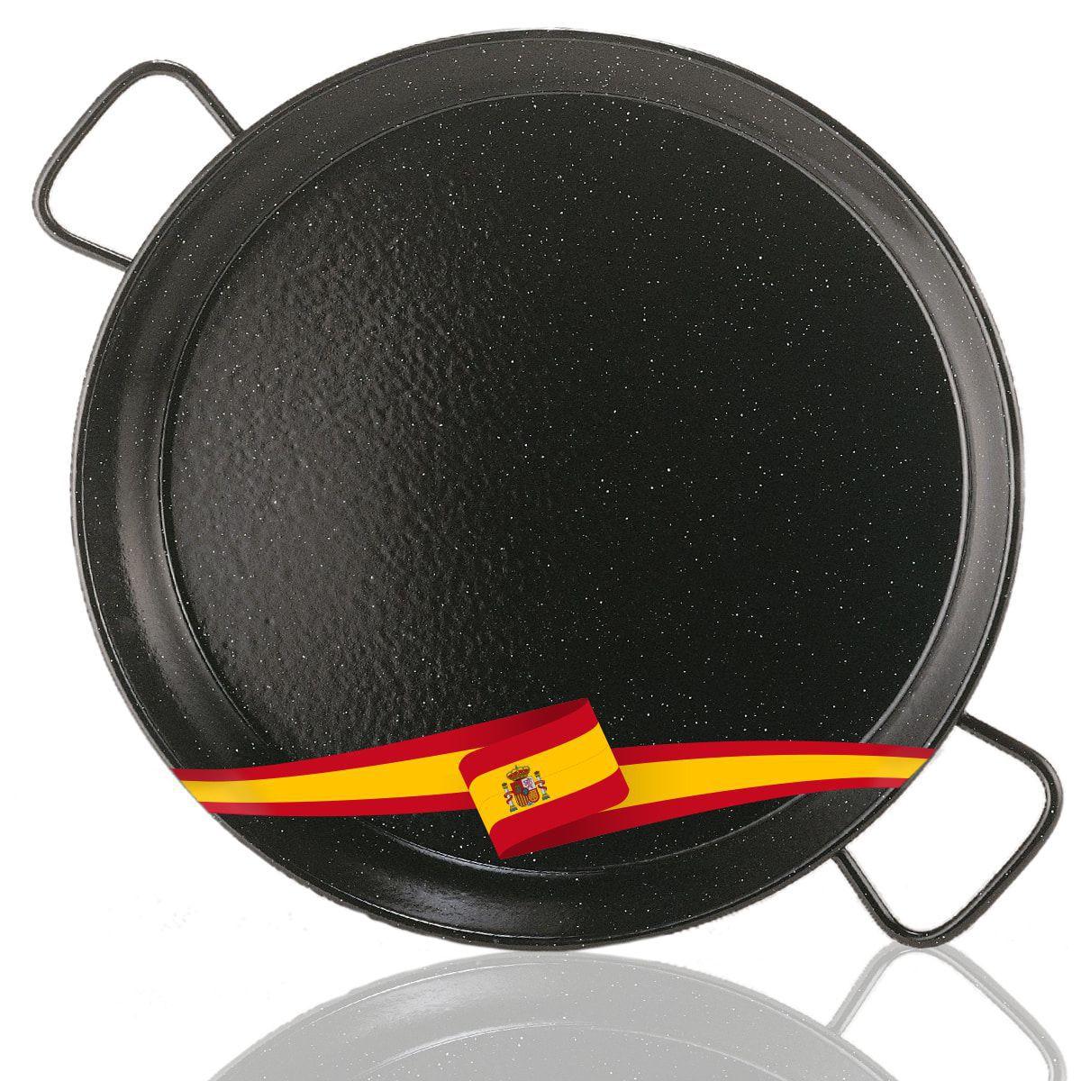 Paellera Aço Esmaltada Vitrificado 55Cm (16 Porções) Garcima ...