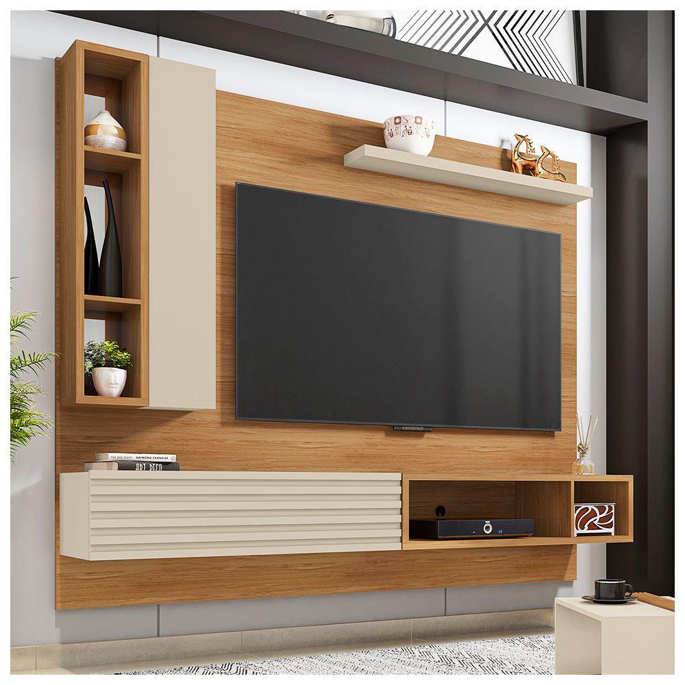 Painel Bancada Para TV até 75 Polegadas Action Caemmun - Painel para TV ...