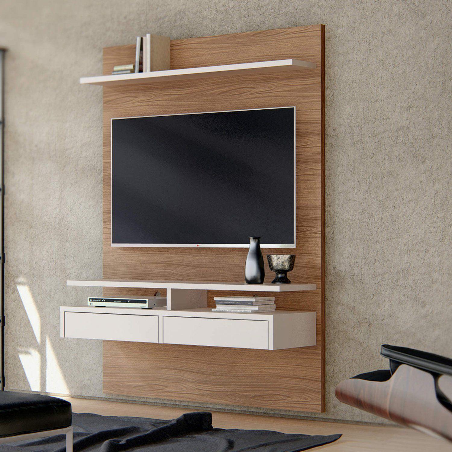 Painel Bancada Smart para TVs até 60 Polegadas 2 Gavetas 2 Prateleiras ...