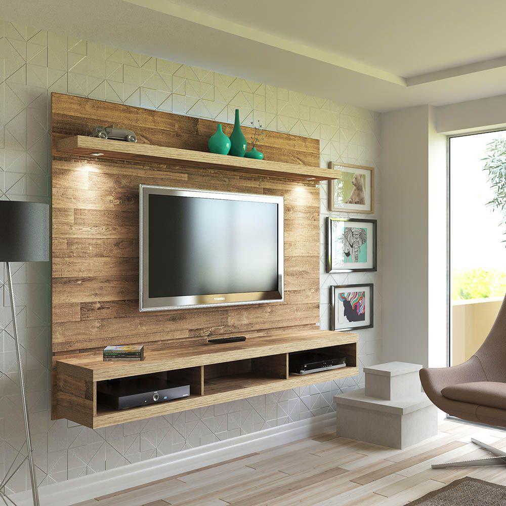 Painel Evolution Rústico para TV até 60 Polegadas com LED - Artely - Painel para TV - Magazine Luiza
