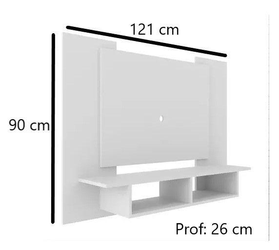 Painel Para TV 32 Polegadas Anthony Branco - Manto Moveis - Painel para TV - Magazine Luiza