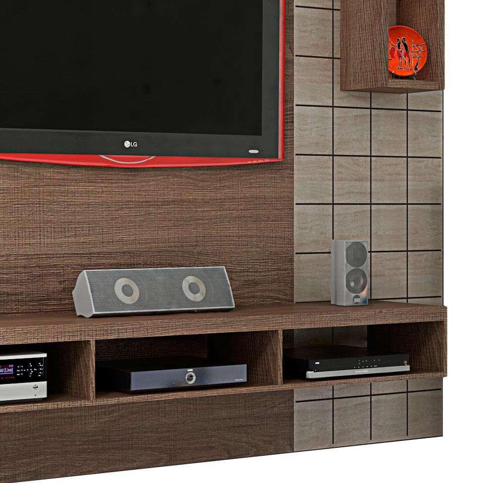 Painel para TV 50 Polegadas Honduras Carvalho Évora e Santana 200 cm ...