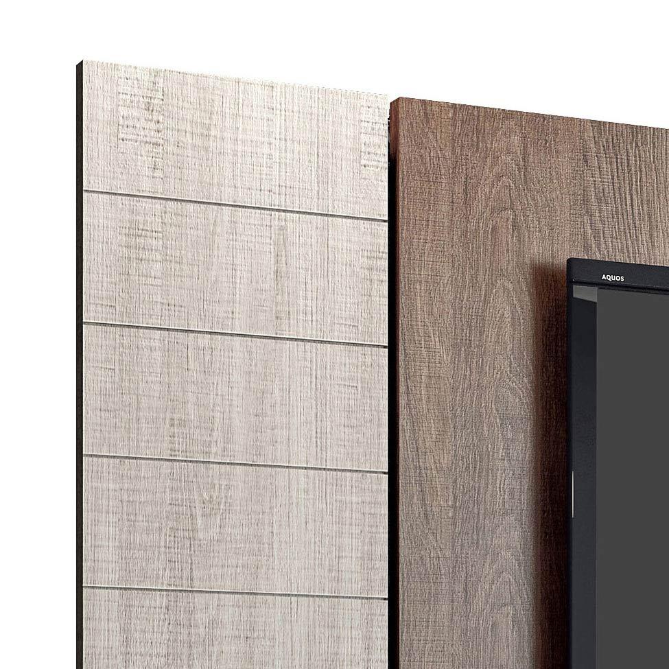 Painel para TV 50 Polegadas Milão Carvalho Évora e Santana 240 cm - Knr ...