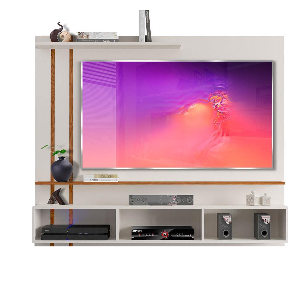 Painel Para TV 50 Polegadas Suspenso Off White Nature Prime Mania De ...