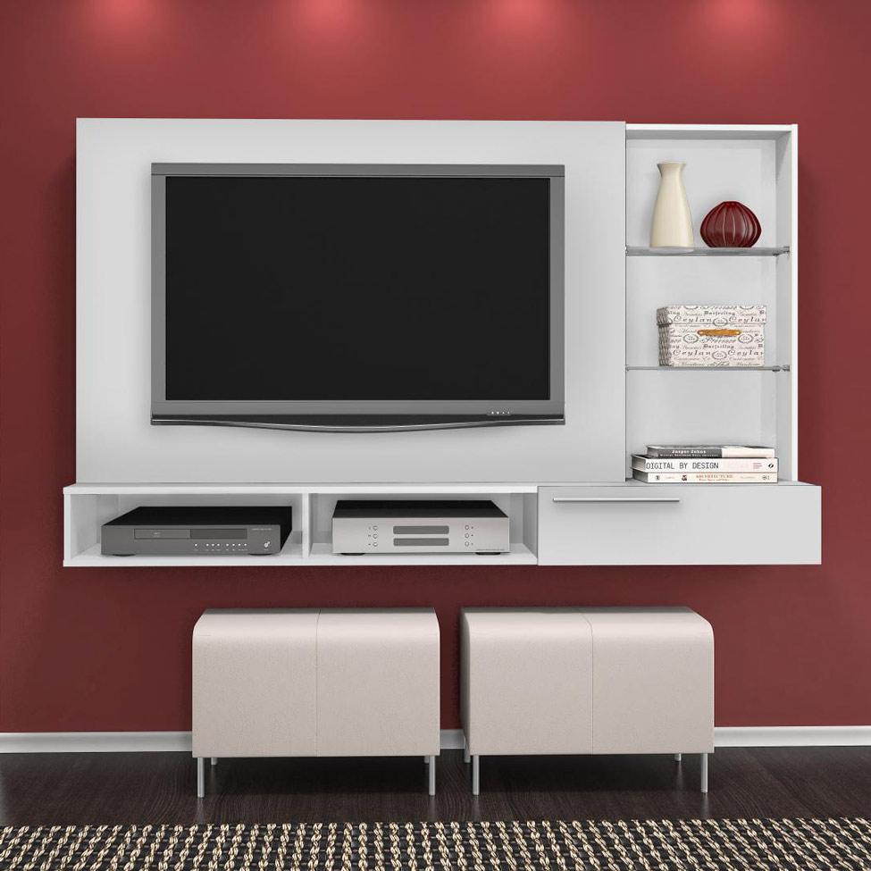 Painel para TV 55 Polegadas Ayla Branco - Madetec - Painel para TV ...