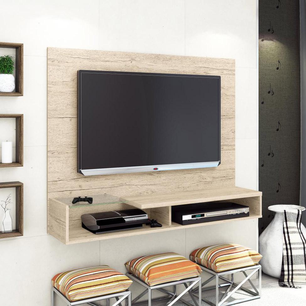 Painel para TV 55 Polegadas Estela Rústico - Madetec - Painel para TV ...