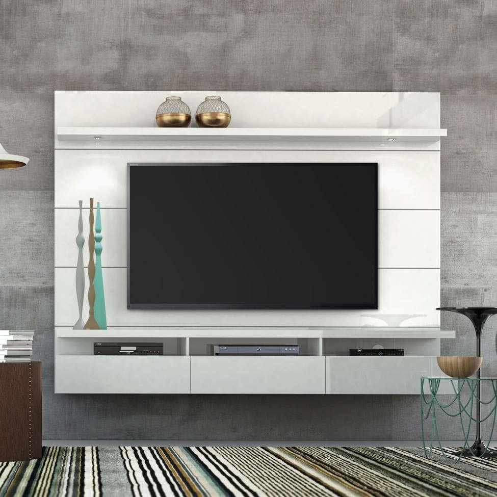 Painel para TV 60 Polegadas Horizon I Branco Gloss 218 cm - Província ...