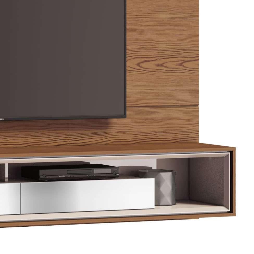 Painel para TV 60 Polegadas Opera II 2 GV Freijó com Off White - Imcal - Painel para TV ...