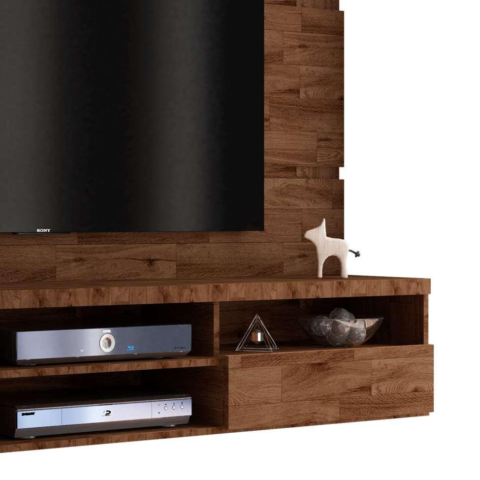 Painel para TV 72 Polegadas Antares Rustic 180 cm - Germai - Painel ...