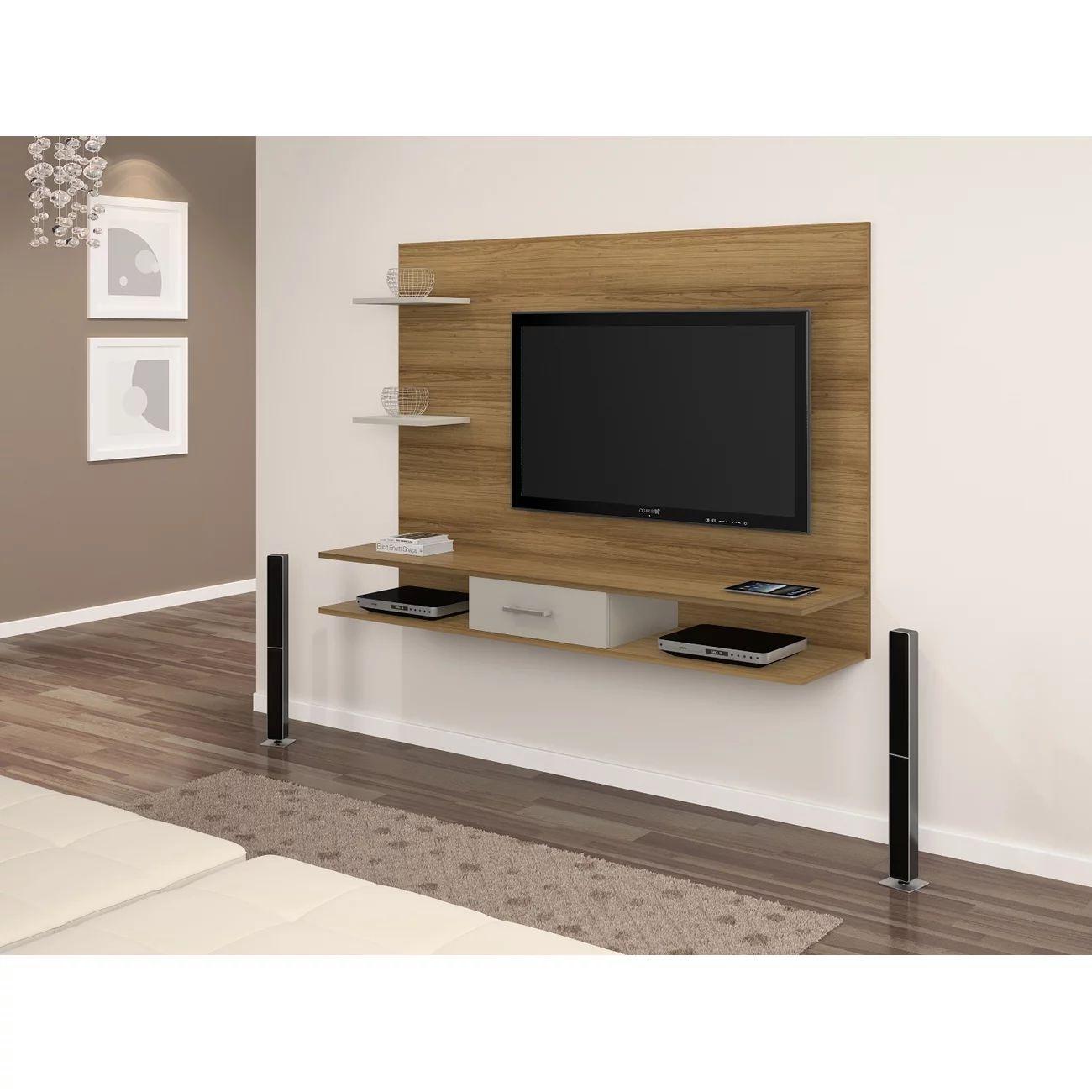 Painel para tv até 42 polegadas 1 gaveta 2 prateleiras tango jcm - JCM ...