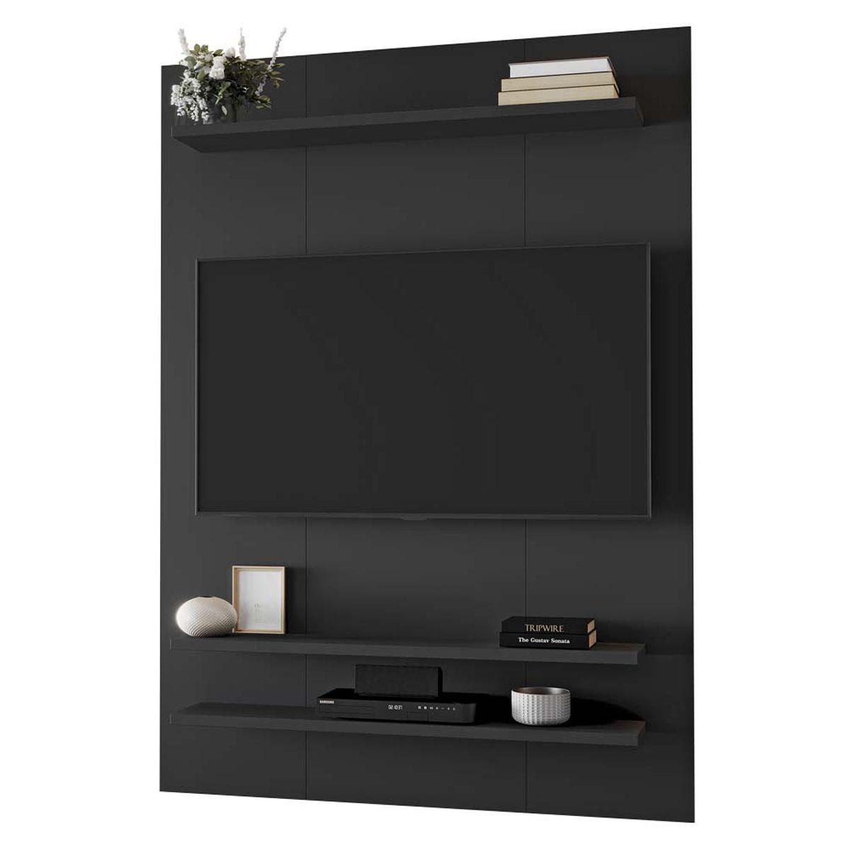 Painel Para Tv Até 50 Polegadas 3 Prateleiras Preto Nt1195 - Notável ...