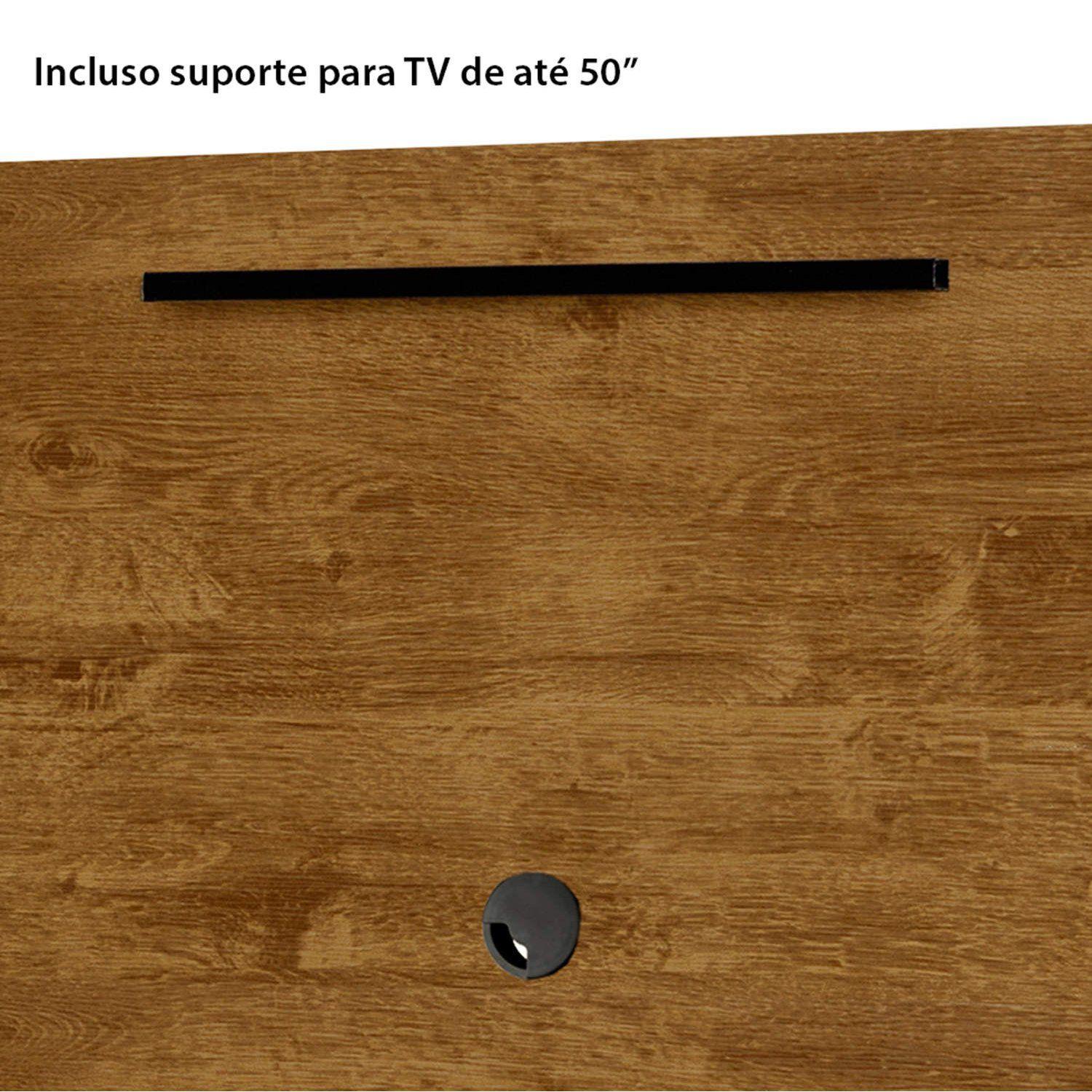 Painel para TV até 50 Polegadas com Nicho Luna Siena Móveis Rovere ...