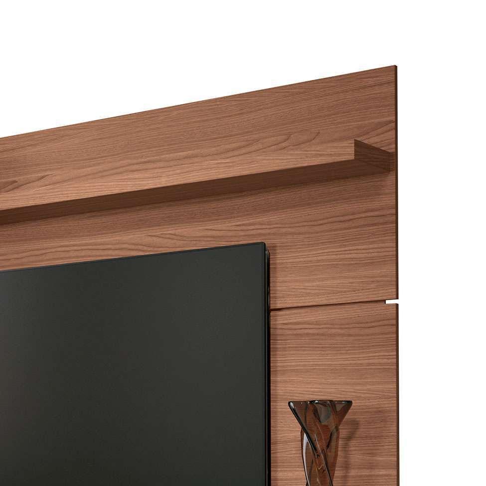 Painel para TV até 55 Polegadas Livin I Marrom Nature e Off White - Hb ...