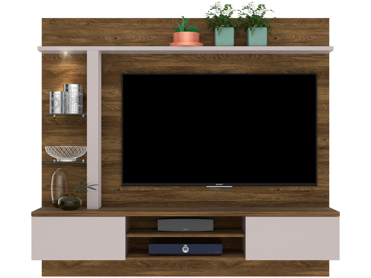 Painel para TV até 60” 3 Prateleiras Colibri Home Salinas