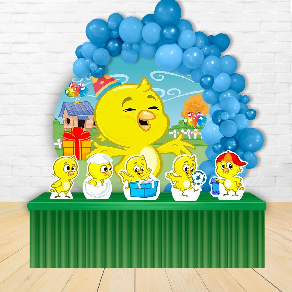 Painel Redondo E Displays Meu Pintinho Amarelinho - IMPAKTO VISUAL ...