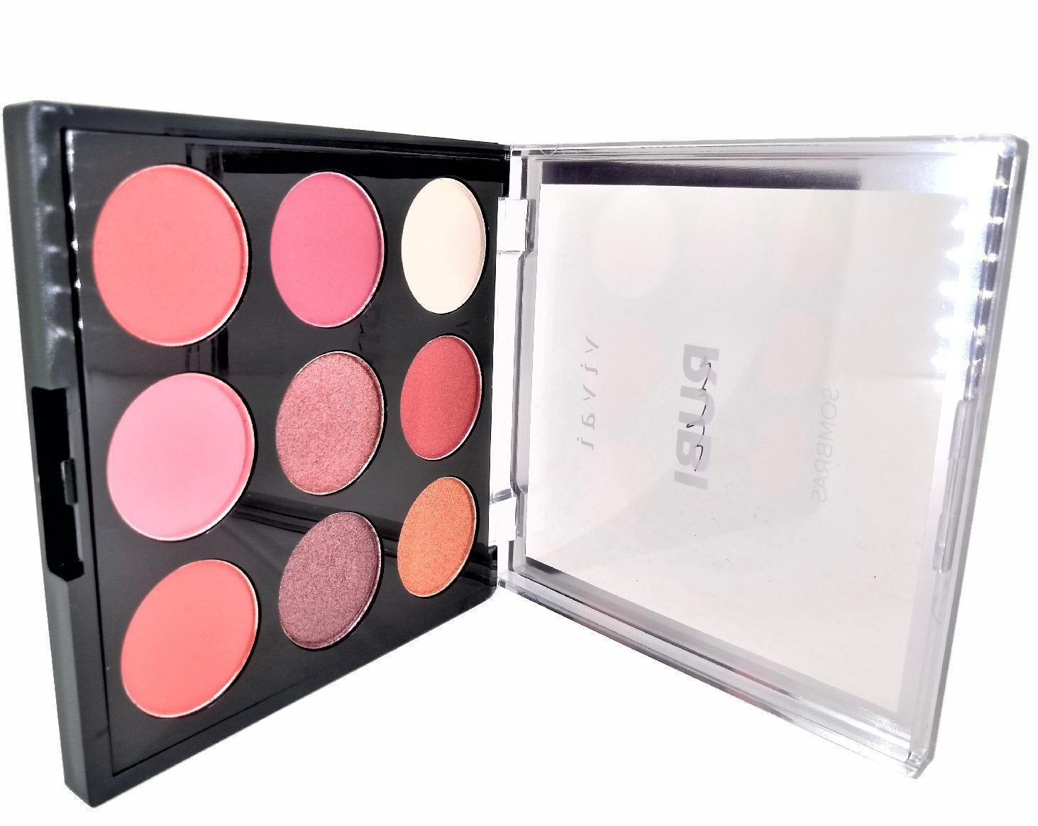 Paleta Sombras 09 cores Extremamente Pigmentadas Rubi Vivai - Paleta de ...