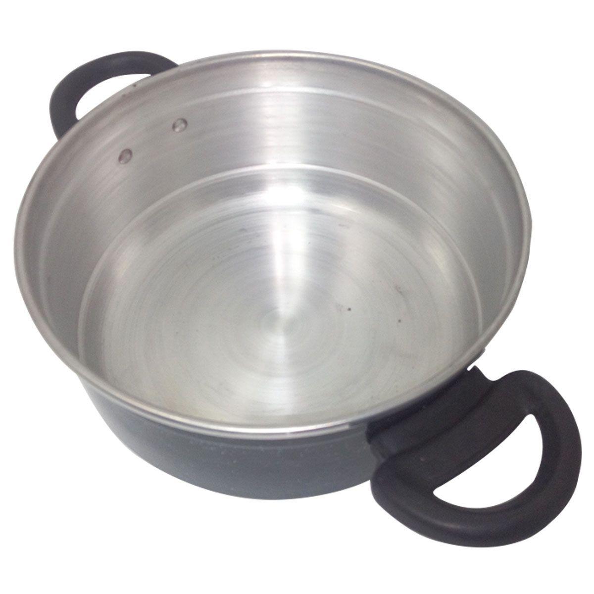 Panela Aluminio Colorido Preto Jogo com 5 peças - TENESIN - Jogo de ...