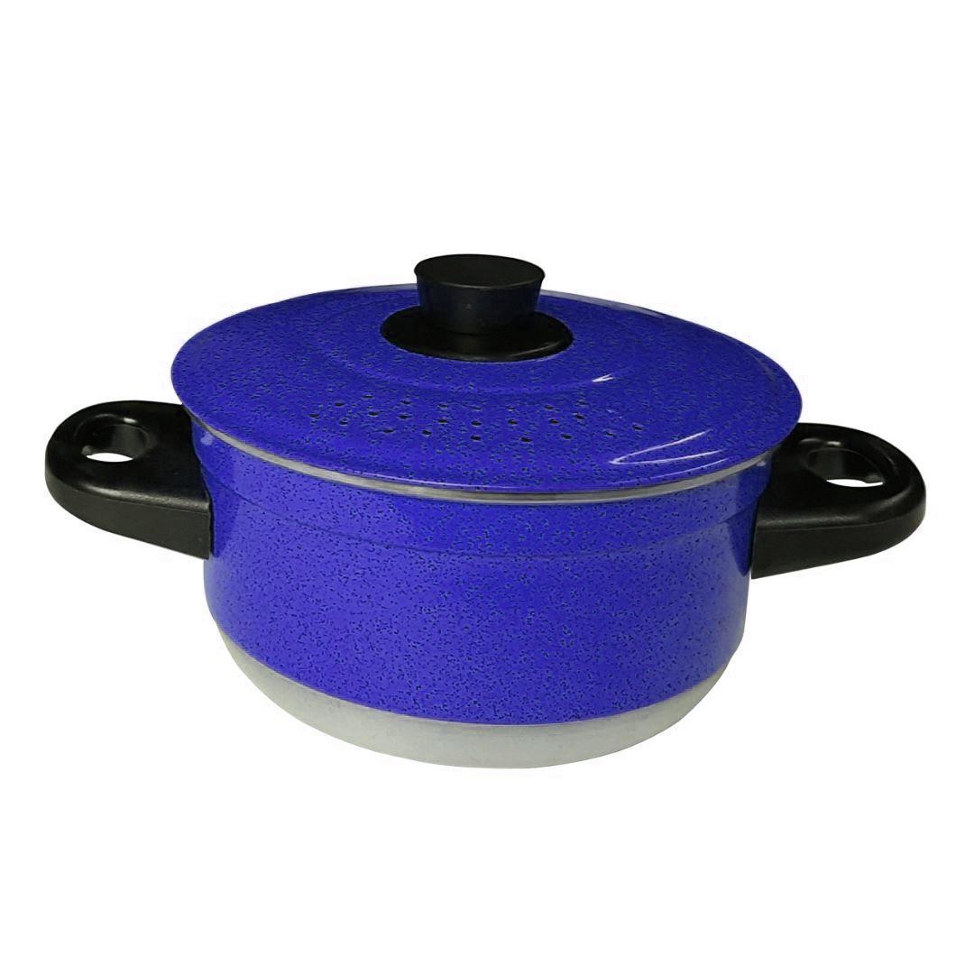 Panela Aluminio Jogo com 5 peças Colorido Azul - TENESIN - Jogo de ...