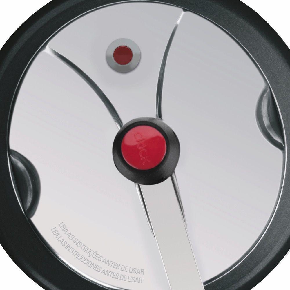 Panela de Pressão Clock Original Revestida 7L Preta - Panela de Pressão ...