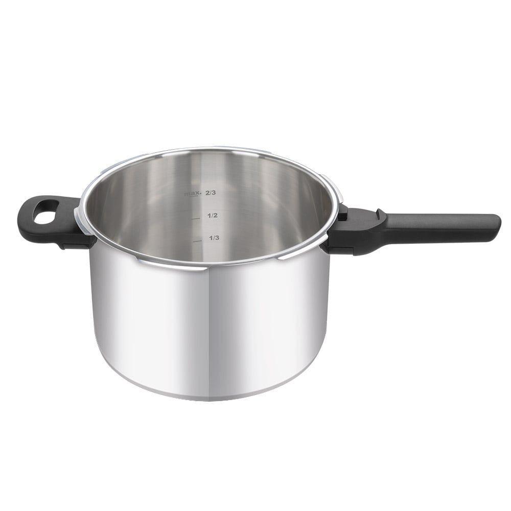 Panela de Pressão Rochedo Inox com Cesta a Vapor 6 Litros - Panela de ...