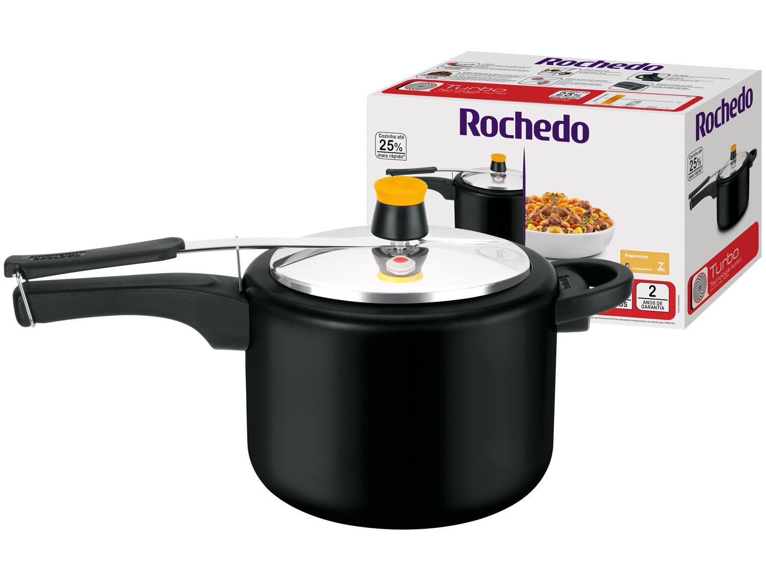 Panela de Pressão Rochedo Turbo RVT - 4,5L - Panela de Pressão ...