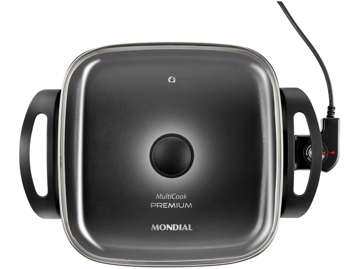 Panela Elétrica Multifuncional Quadrada Mondial Premium Multicook 1200W 4L