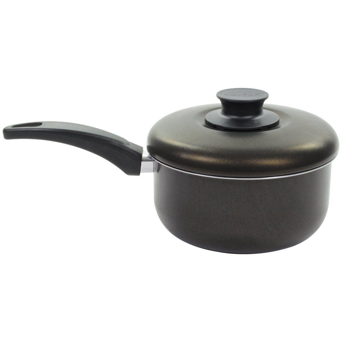 Panela Pequena Antiaderente 18cm Em Alumínio - Preta - Alufort ...