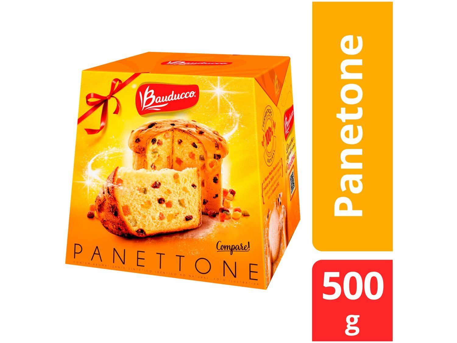 Panetone Bauducco Tradicional - 500g - Panetone - Magazine Luiza