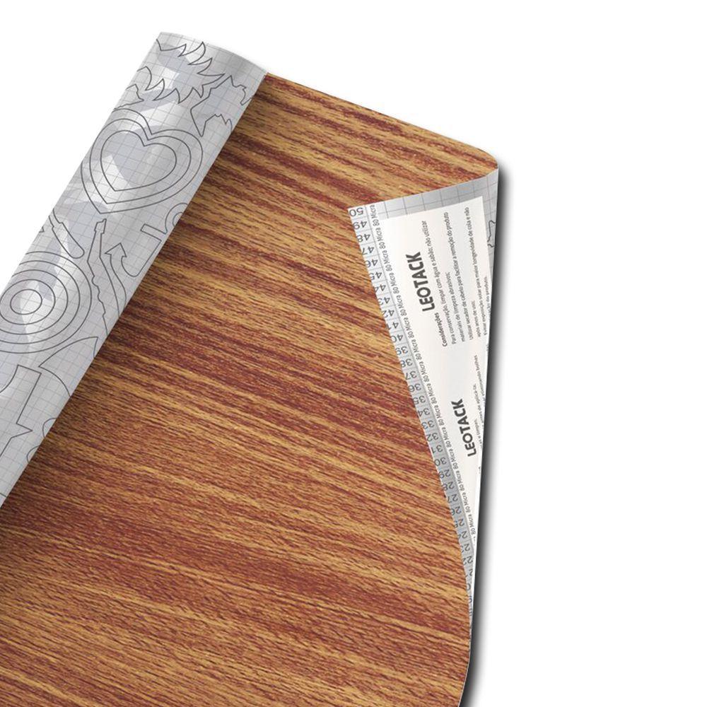 Papel Adesivo Contact Leotack Madeira Peróba Rosa com 10 Metros - Leonora - Papéis - Magazine Luiza