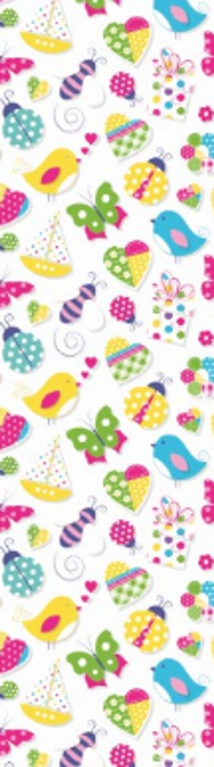 Papel de Parede Adesivo Contact Infantil Colorido - IC DECOR - Papel de ...