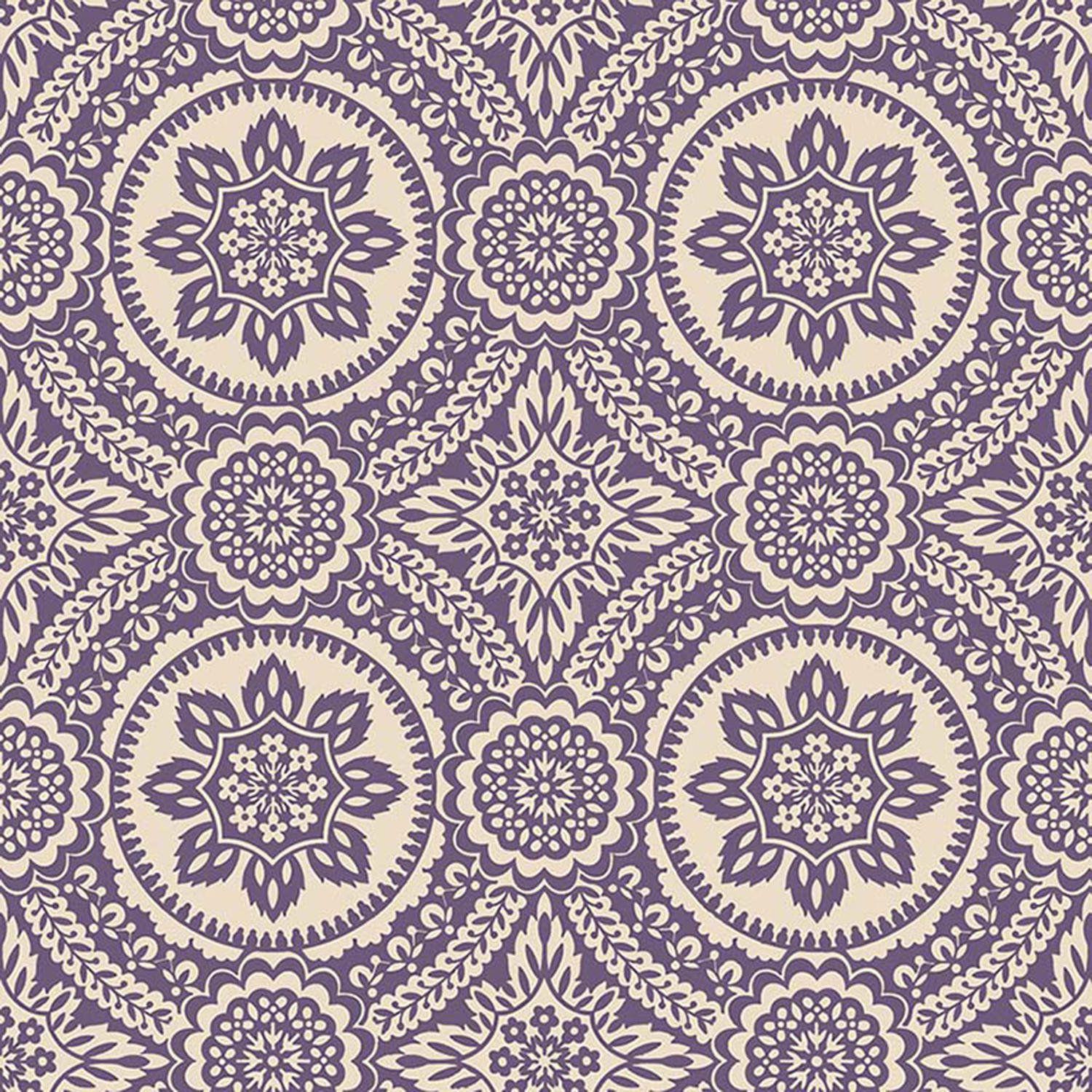 Papel de Parede Clássico Tradicional Floral Mandala Tango Finottato ...