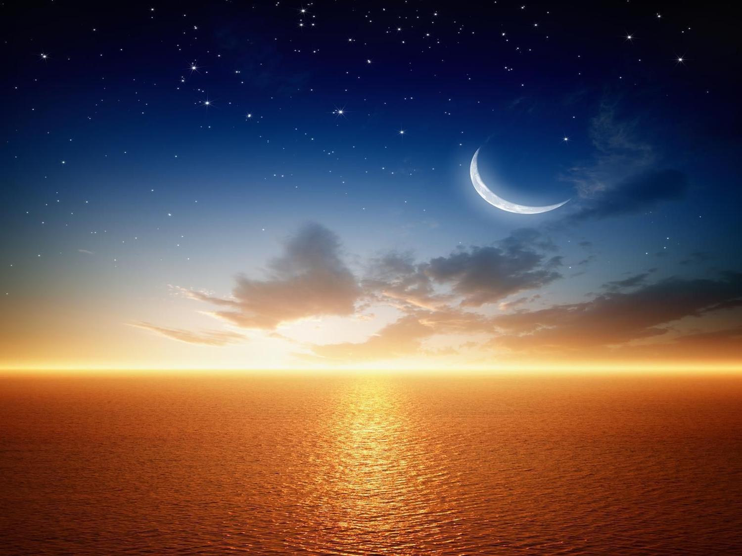 Papel De Parede Do Mar Da Noite Hd Nuvens, Praia, Mar, Oceano, água,