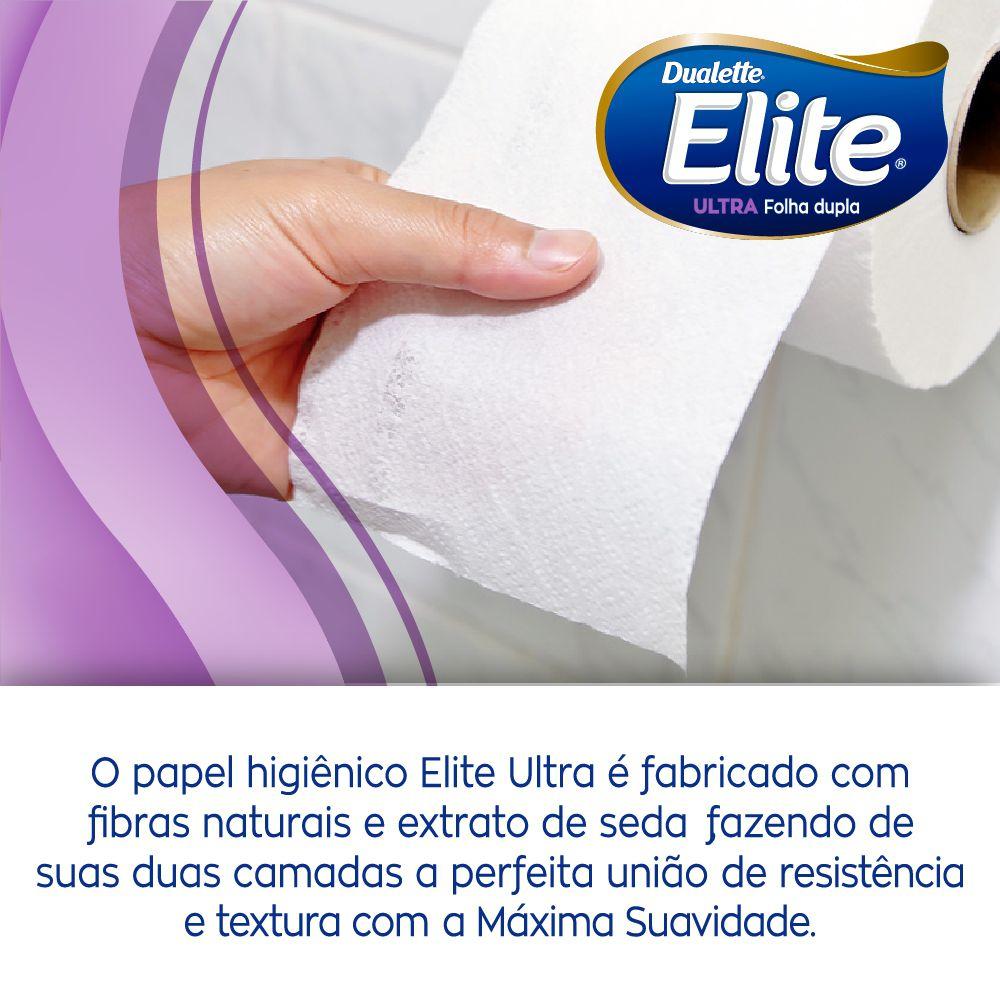 Papel Higienico Folha Dupla Elite Leve 12 Pague 11 Rolos De 30m