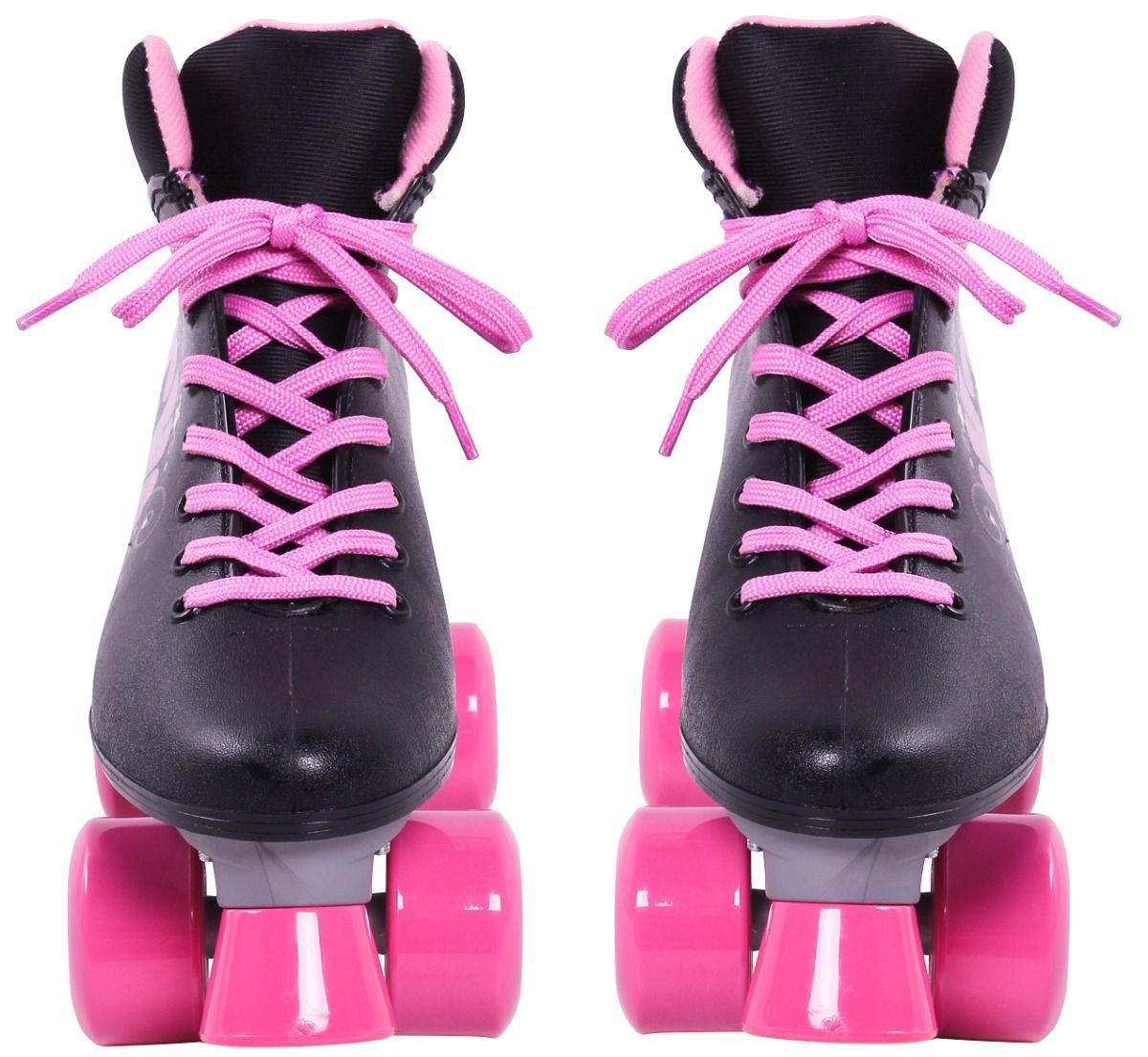 Patins 38 Clássico Roller 4 Rodas Vintage Retrô Quad Tradicional ...