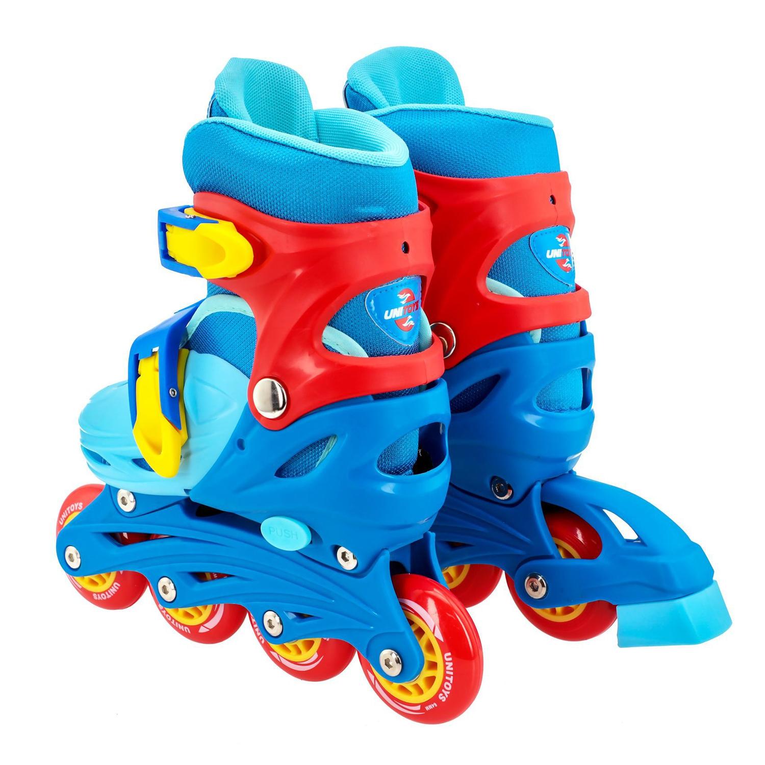 Patins Infantil Tri-line Masculino C/ Kit Proteção - Unitoys - Patins ...