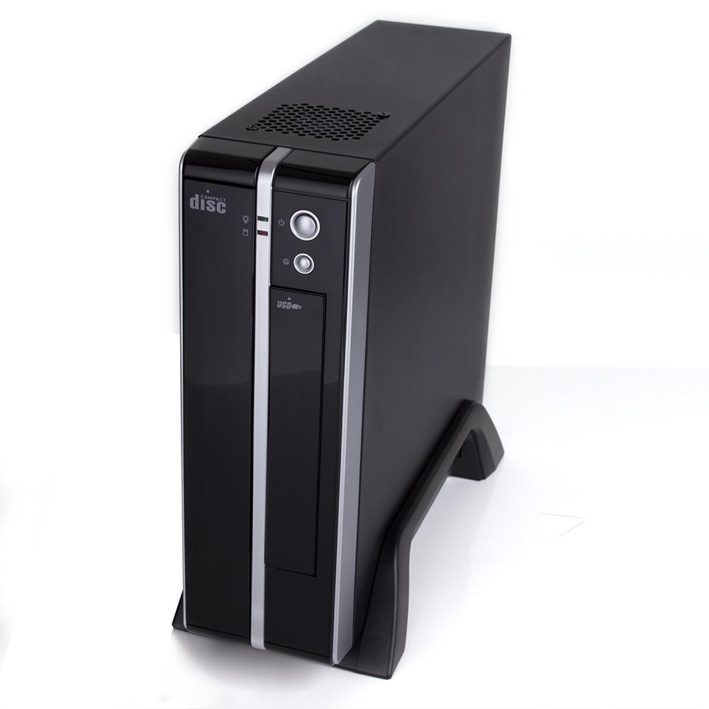 PC Desktop Everex Slim Intel Dual Core 4GB 120SSD HDMI Prata + teclado ...