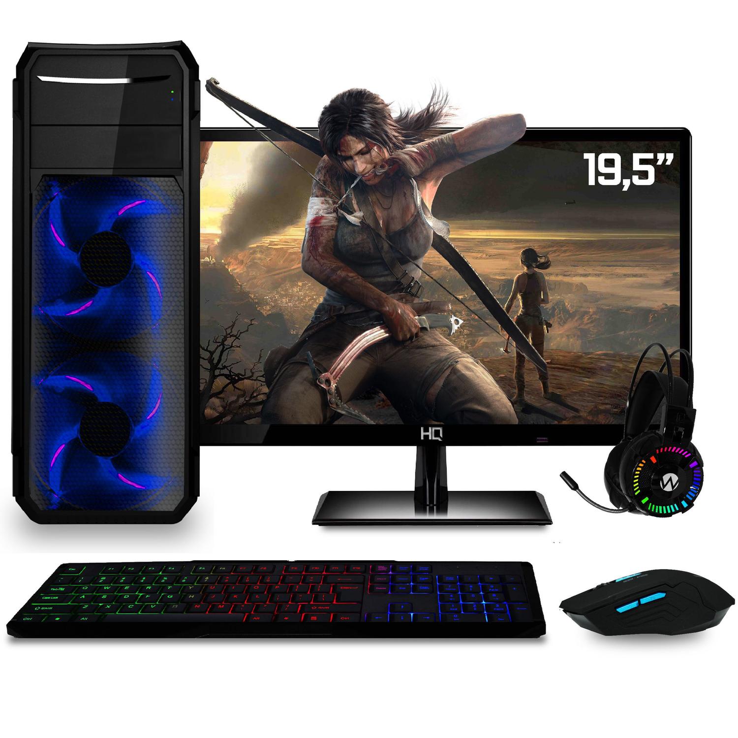 PC Gamer Completo com Monitor 19.5” Intel Core i3 8GB HD 2TB (Geforce ...