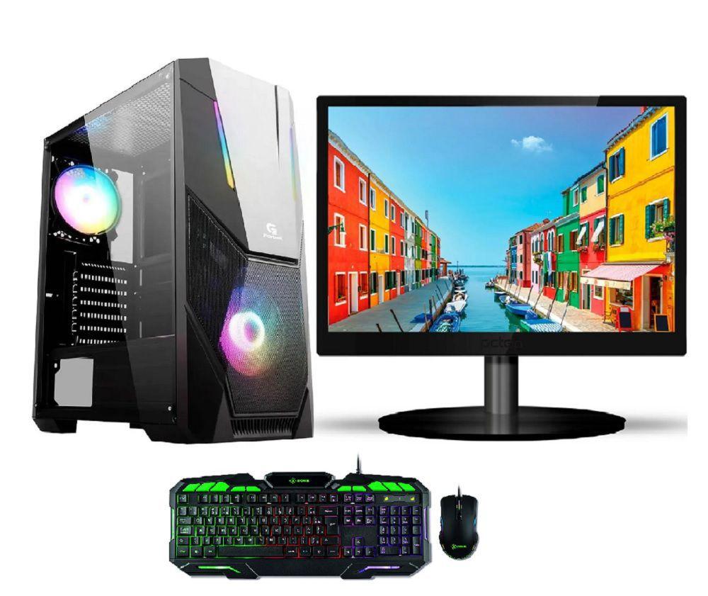 PC Gamer Completo Intel i3 10100F / RX 550 4GB / 8GB DDR4 / SSD 240GB ...