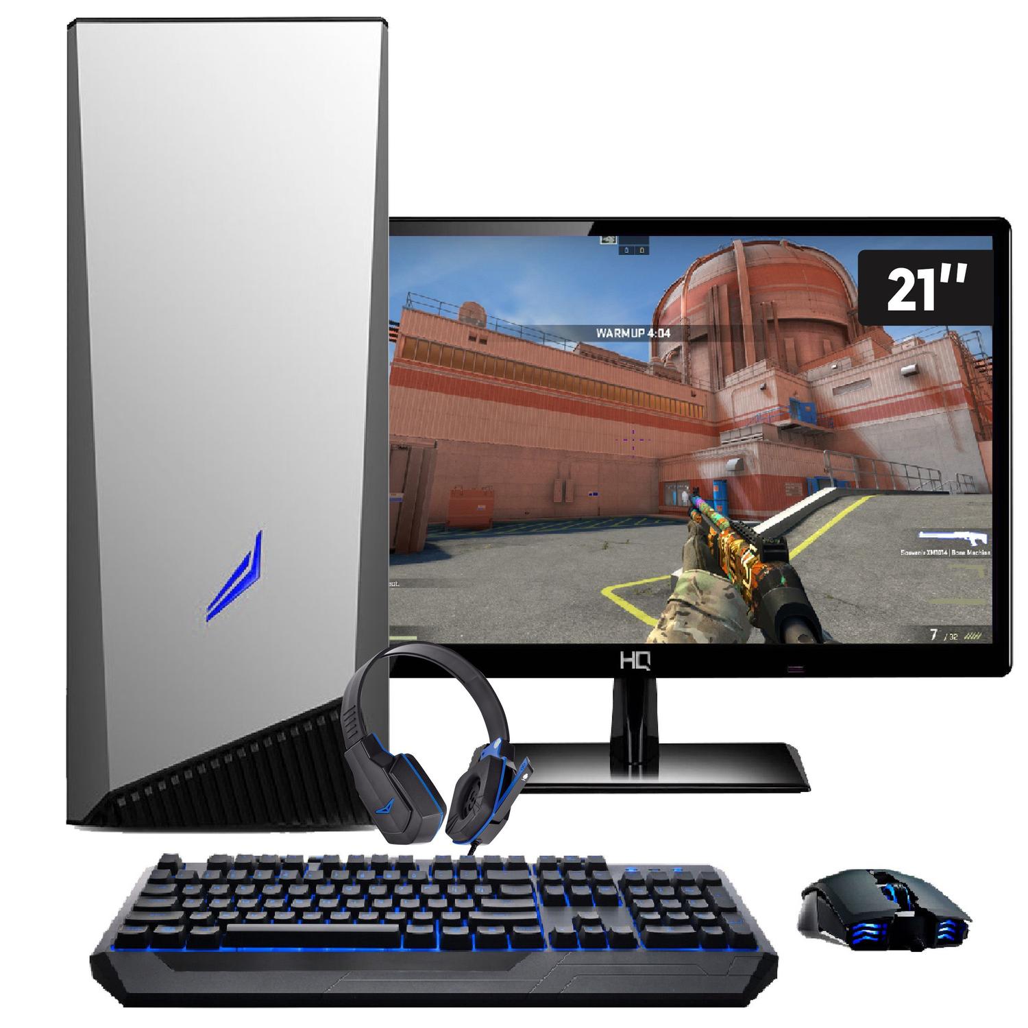 Pc Gamer Intel Core i5 8GB HD 1TB Geforce GTX 1050 DDR5 com Monitor 21 ...