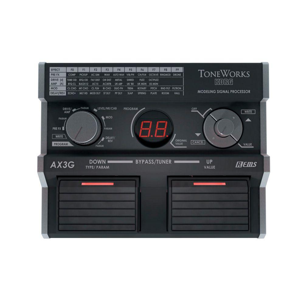 Pedaleira korg ax3g - Pedaleira para Instrumentos de Corda - Magazine Luiza